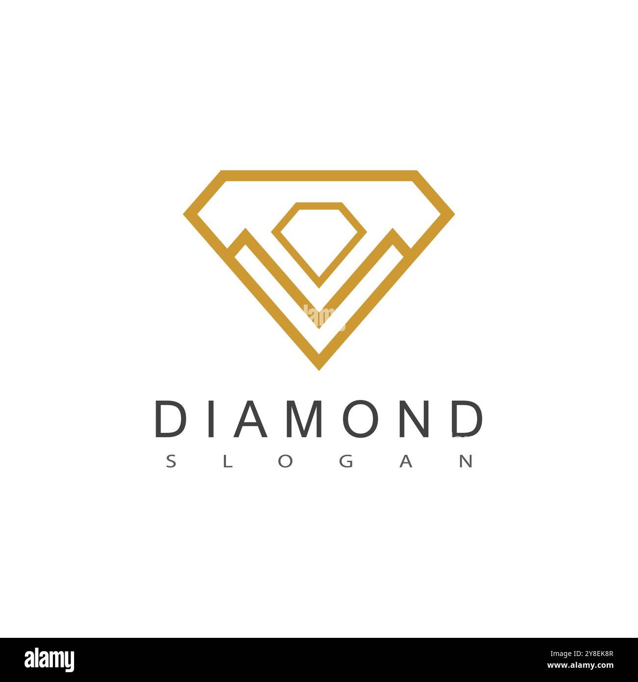 Diamond logo vector template and symbol Stock Vector Image & Art - Alamy