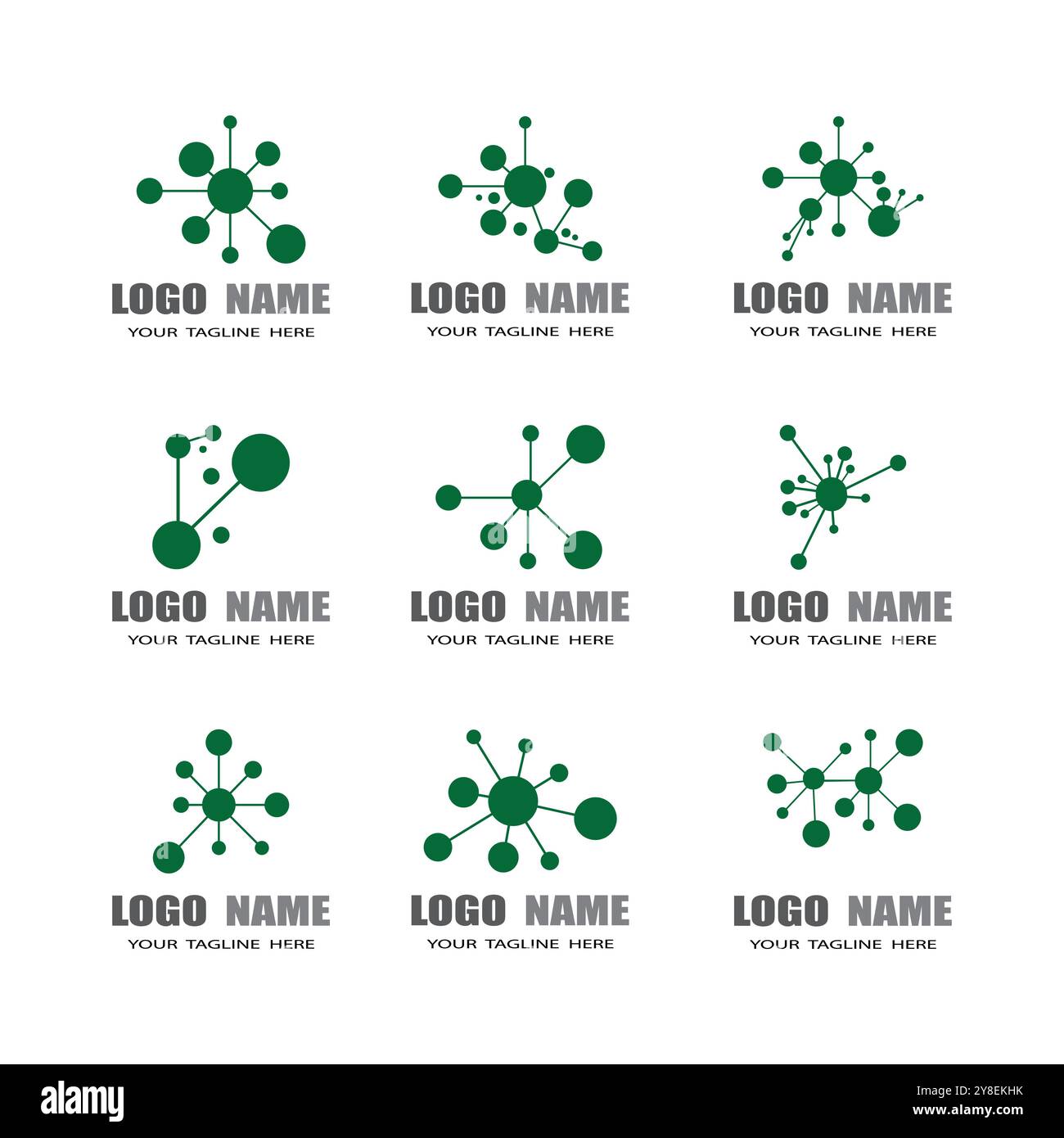 Molecule logo illustration vector template Stock Vector Image & Art - Alamy