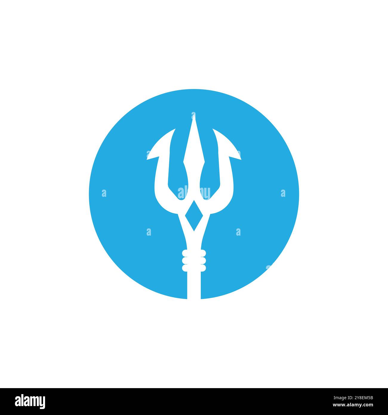 Trident logo vector template symbol element design Stock Vector Image ...