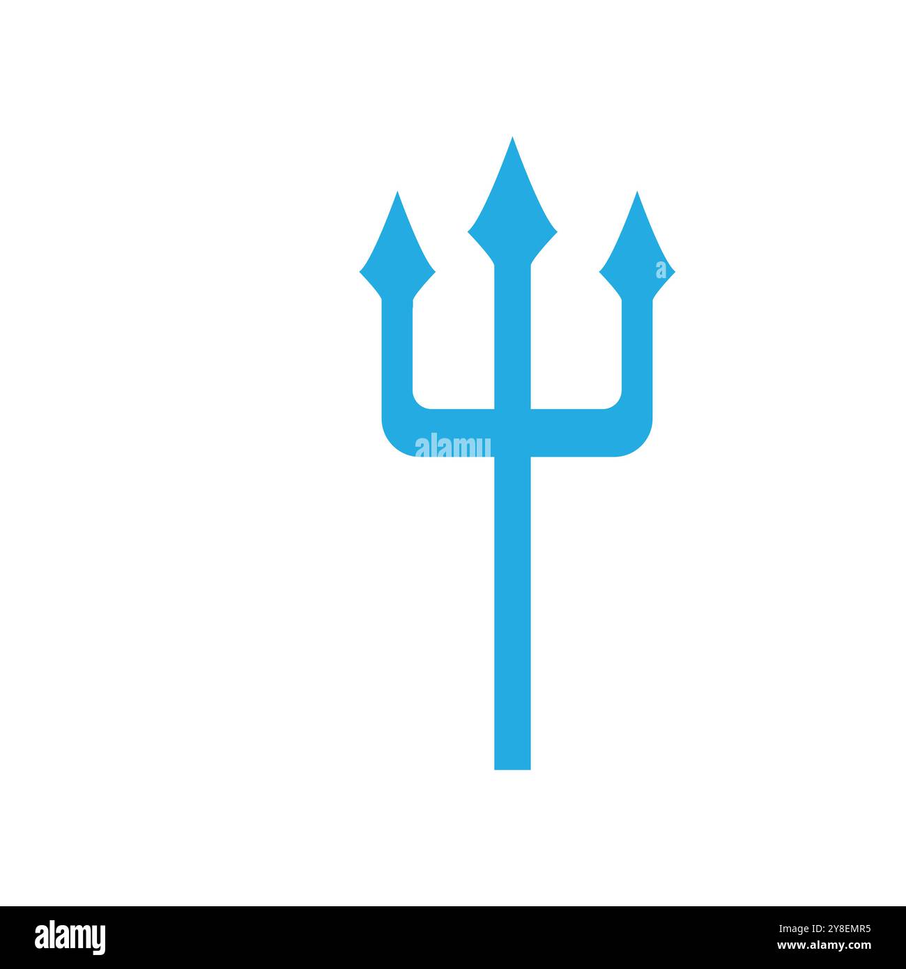 Devil trident fork line hi-res stock photography and images - Alamy