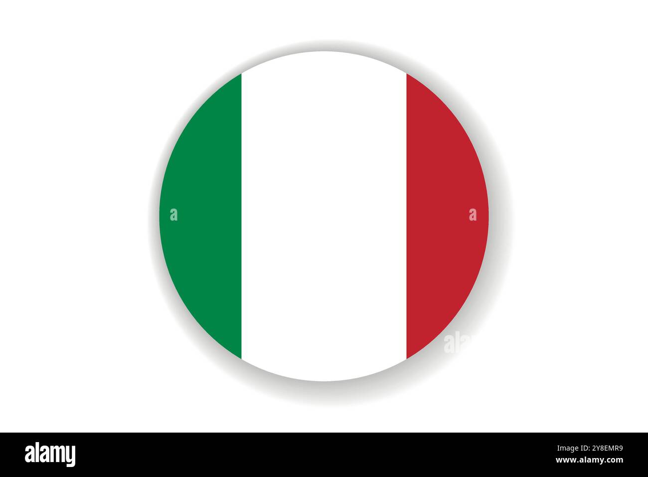 Flag of Italy. Italian national symbol in official colors. Template ...