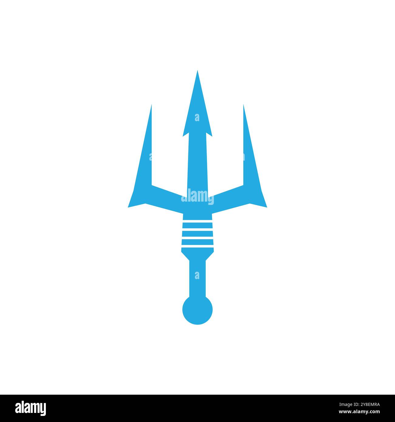 Trident logo vector template symbol element design Stock Vector Image ...