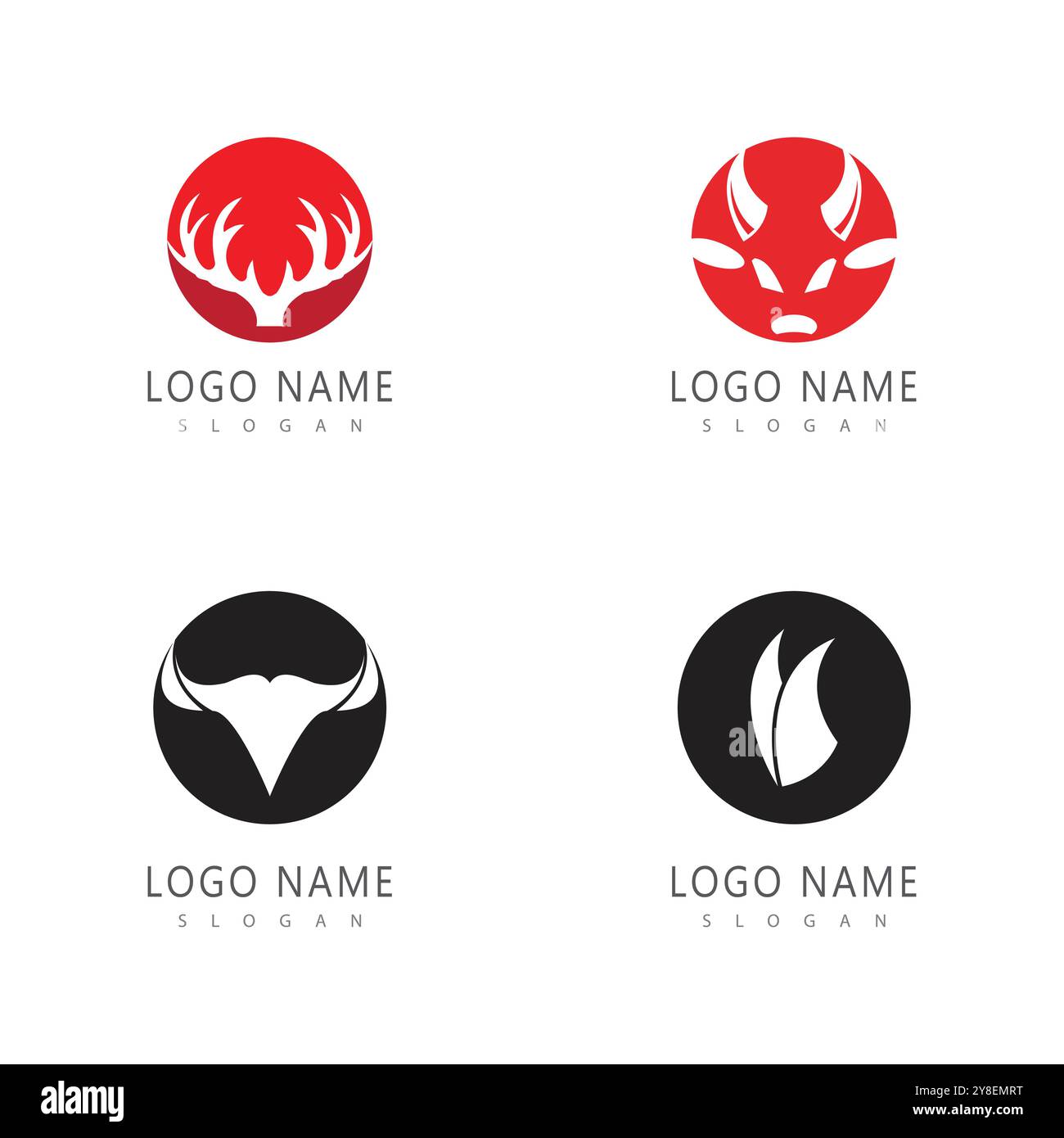 horn logo vector element and symbol design Stock Vector Image & Art - Alamy