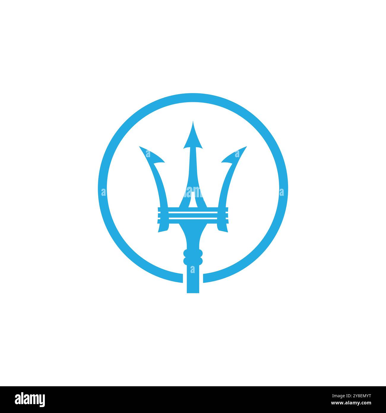 Trident logo vector template symbol element design Stock Vector Image ...