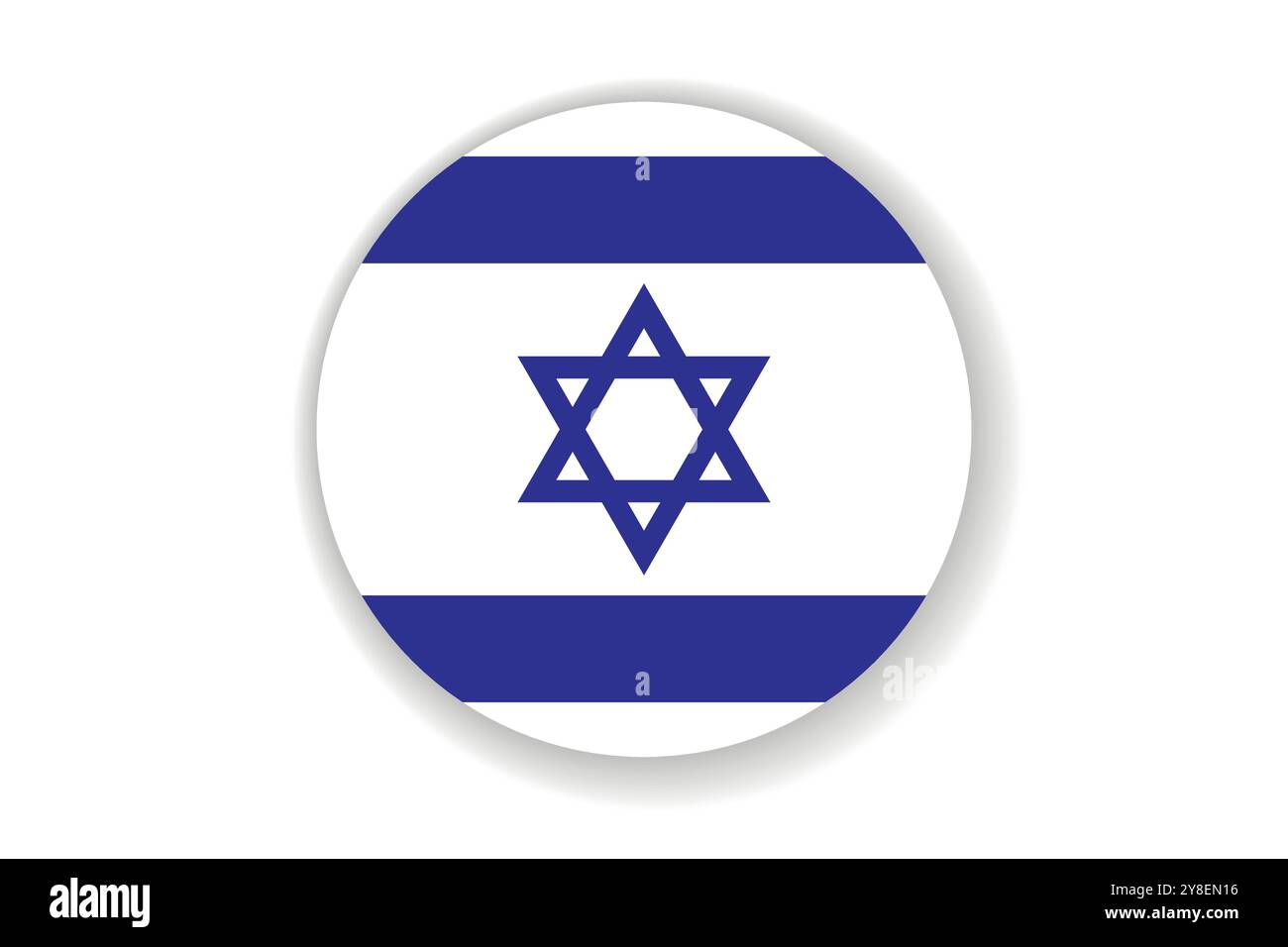 Flag of Israel. Israeli national symbol in official colors. Template ...