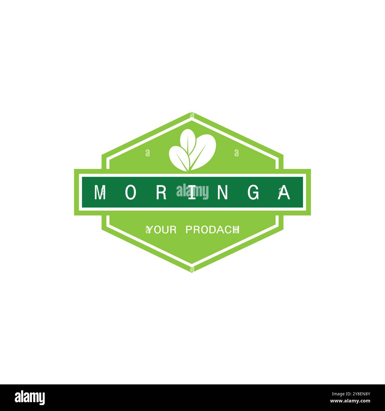 Moringa logo vector template symbol nature Stock Vector Image & Art - Alamy