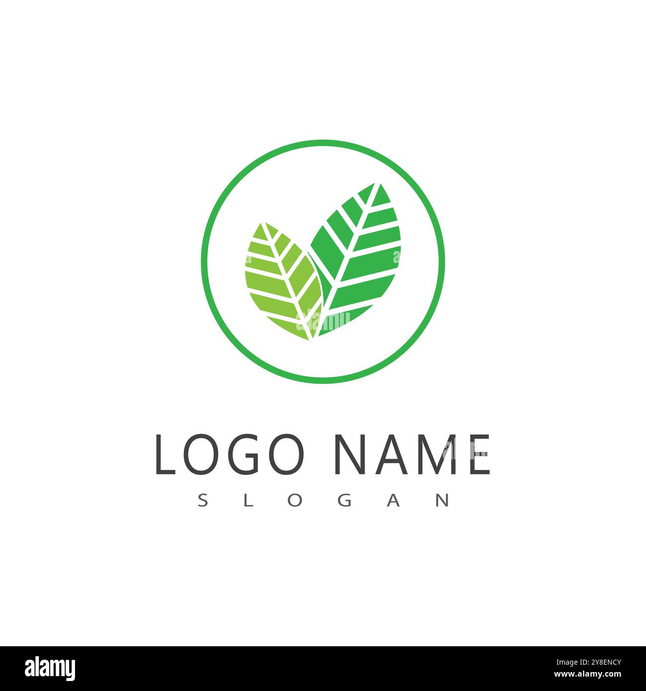 Leaf logo vector template element symbol design Stock Vector Image ...