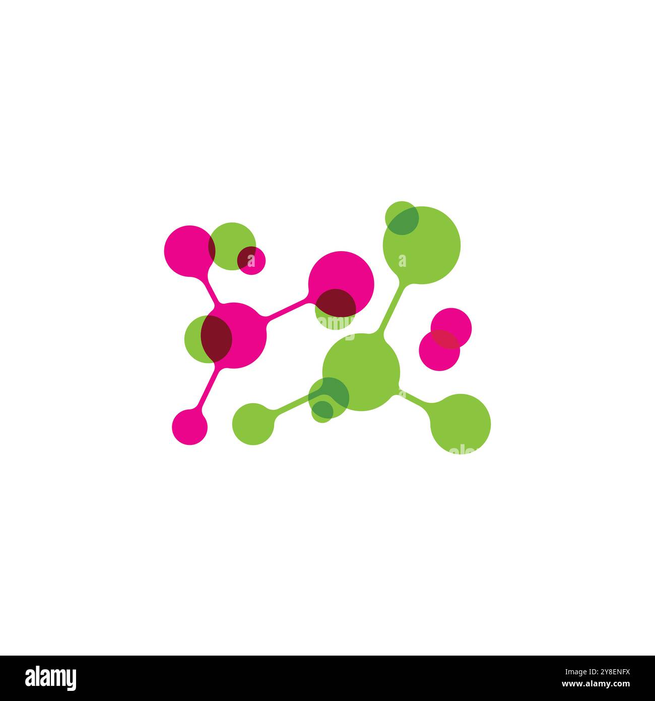 Molecule logo vector template element and symbol Stock Vector Image ...