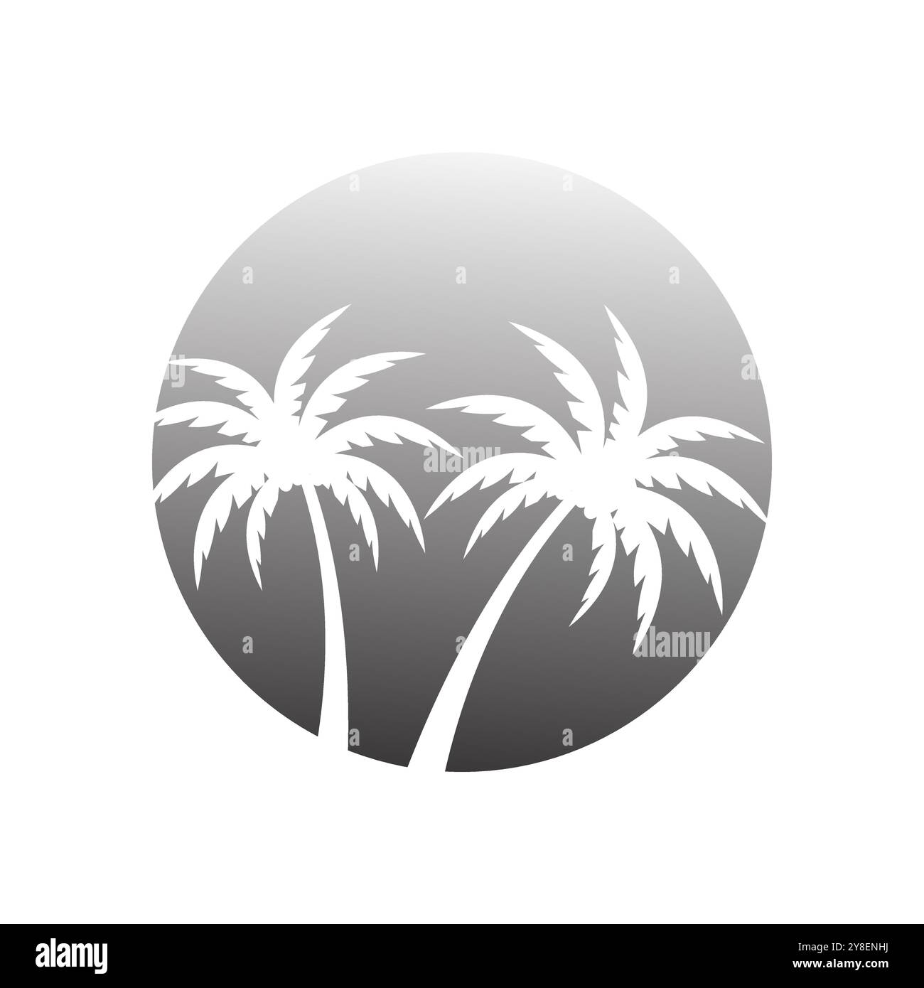 Palm tree summer logo and symbol template vector design Stock Vector ...