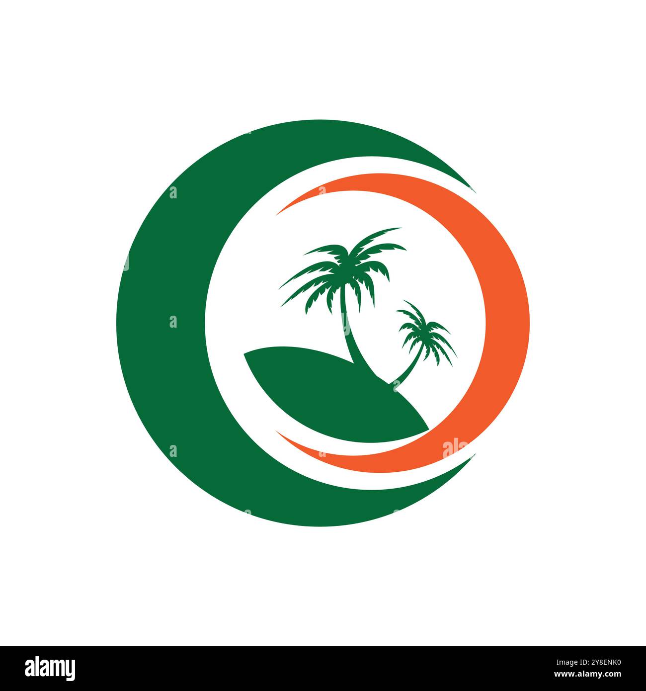 Palm tree summer logo and symbol template vector design Stock Vector ...
