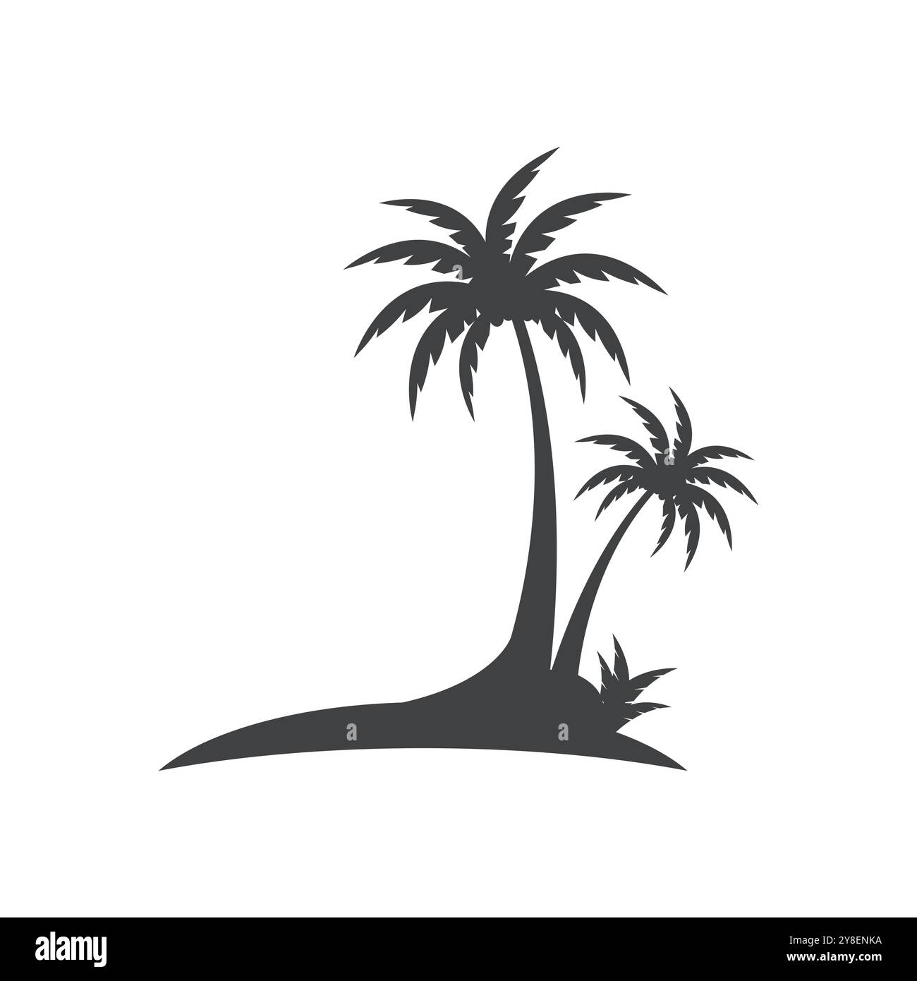 Palm tree summer logo and symbol template vector design Stock Vector ...
