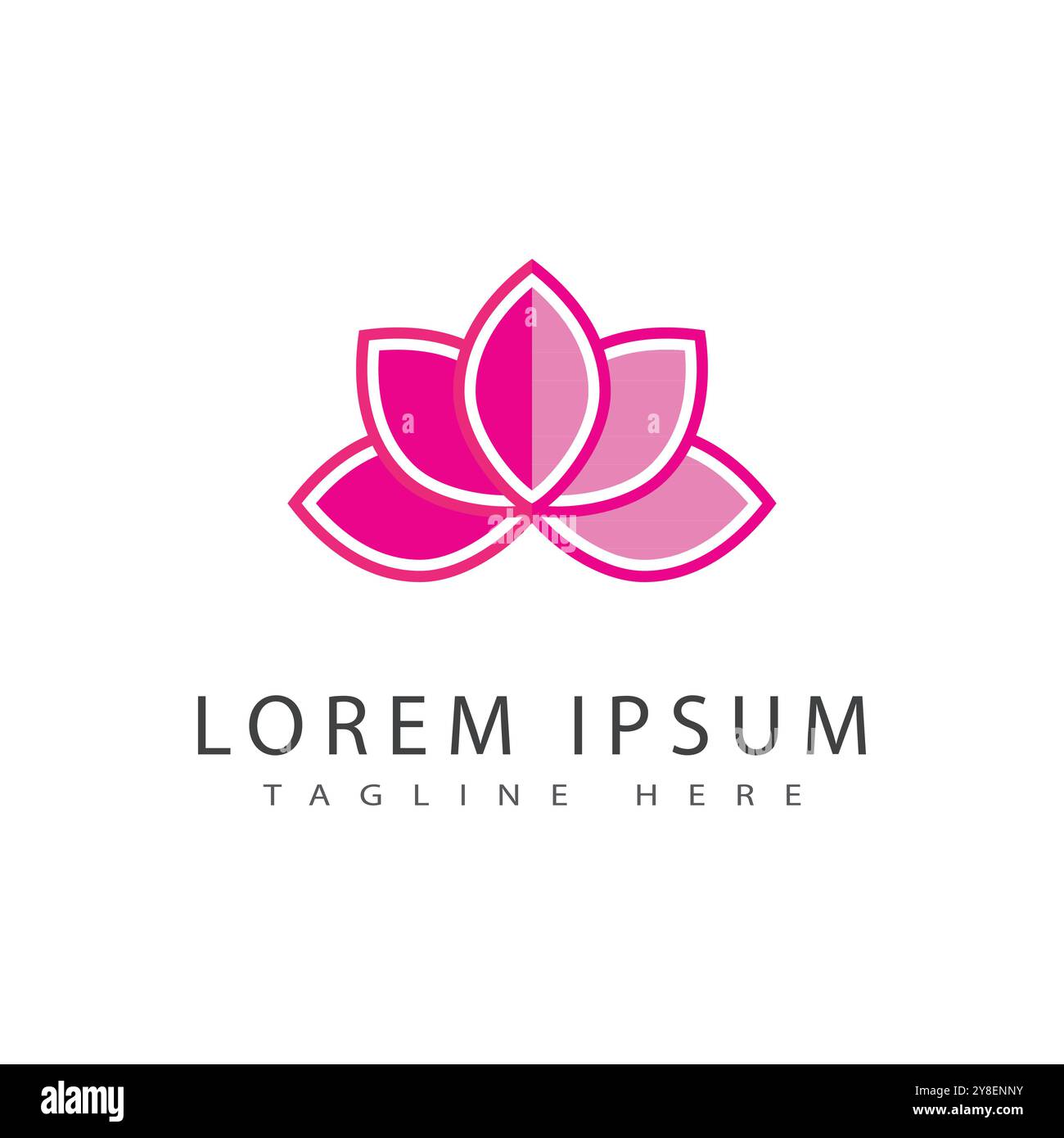 Lotus logos vector template symbol element nature Stock Vector Image ...