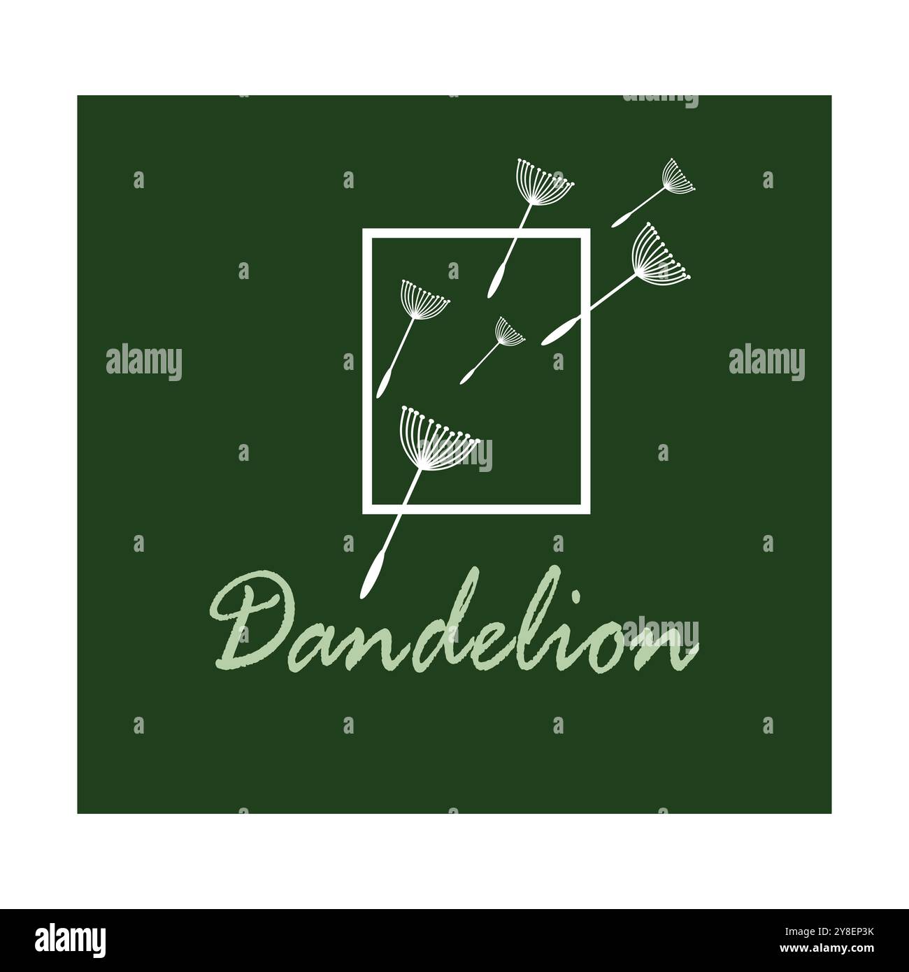 dandelion logo vector symbol design Stock Vector Image & Art - Alamy