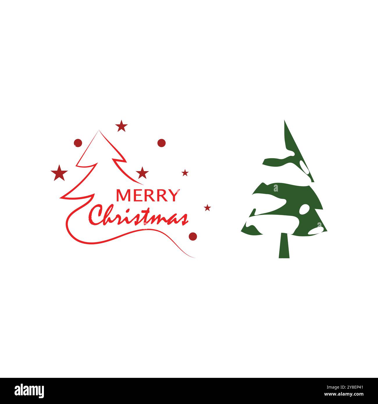 Christmas logo vector symbol template and design Stock Vector Image ...