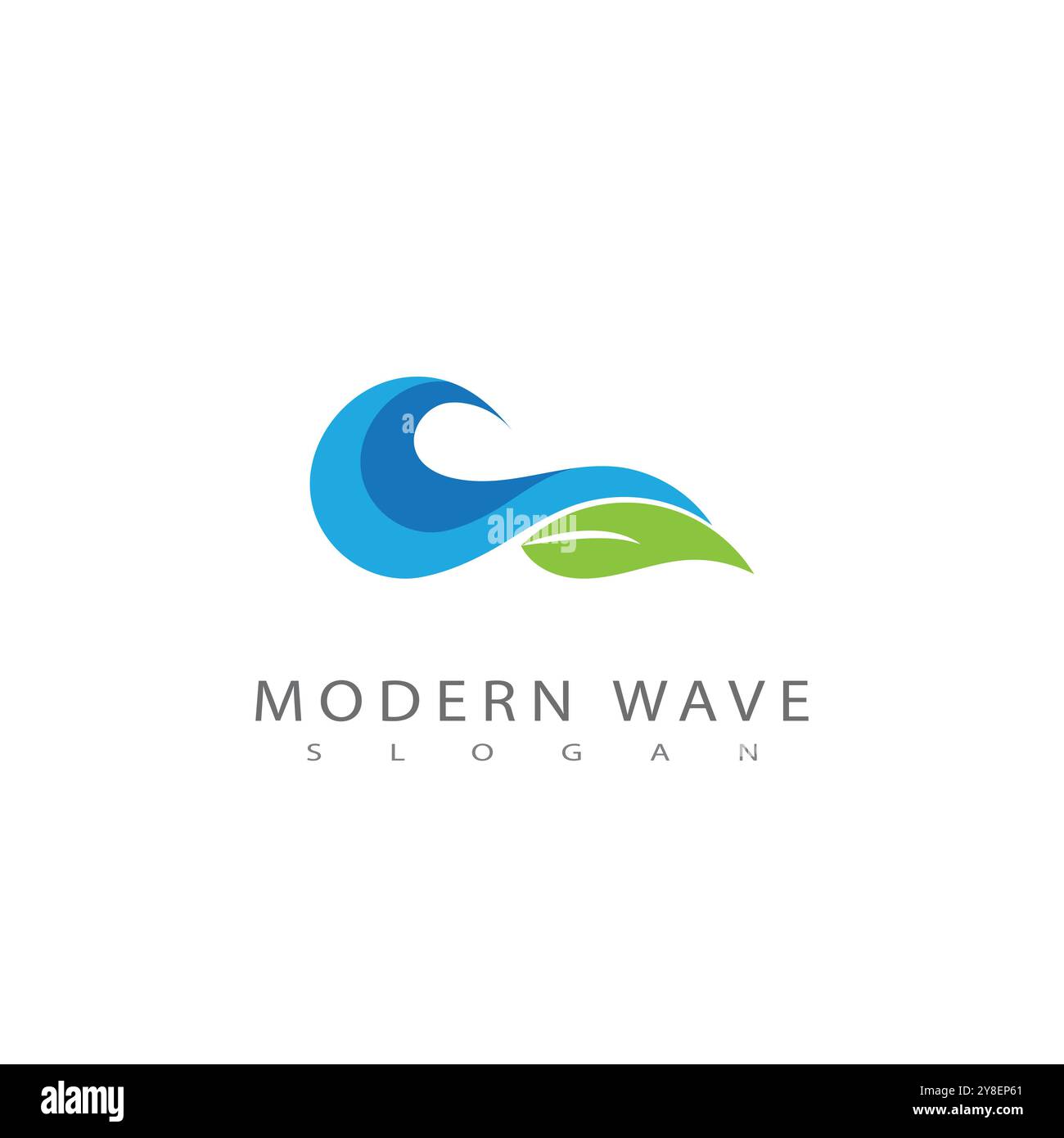 wave logo vector symbol template Stock Vector Image & Art - Alamy