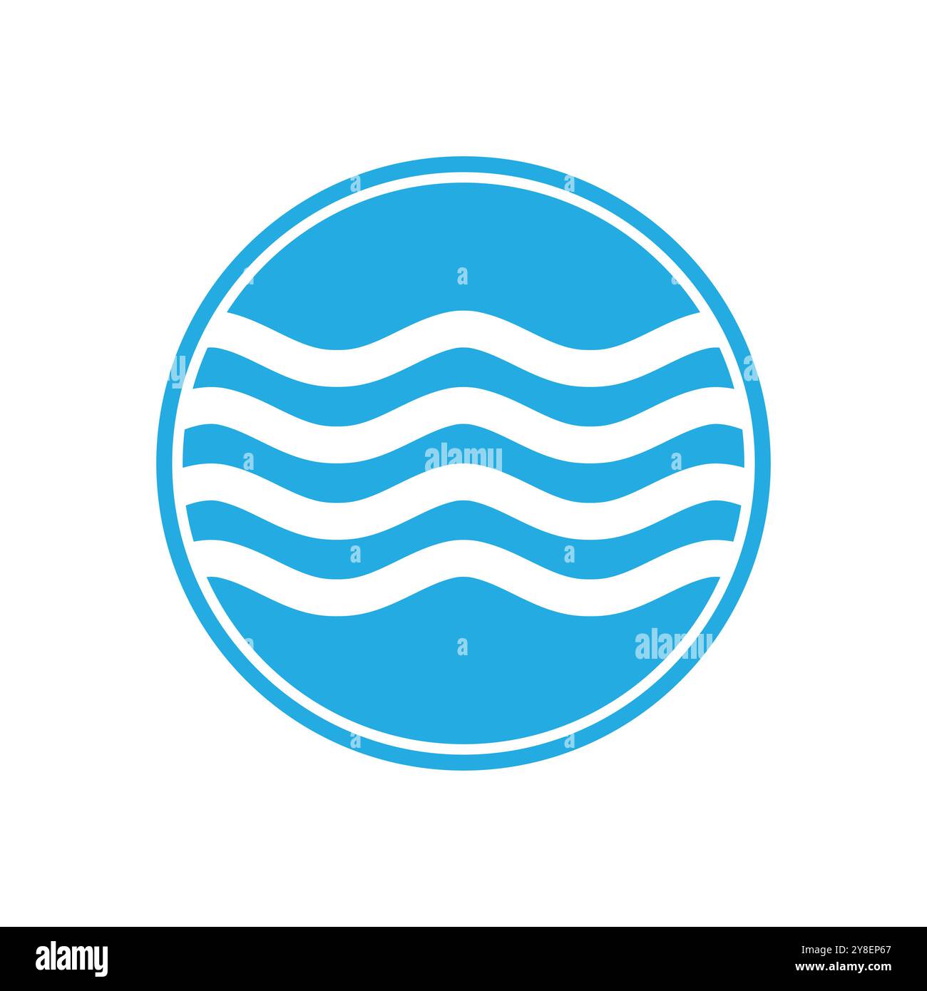 Water wave Logo vector and symbol Template Stock Vector Image & Art - Alamy