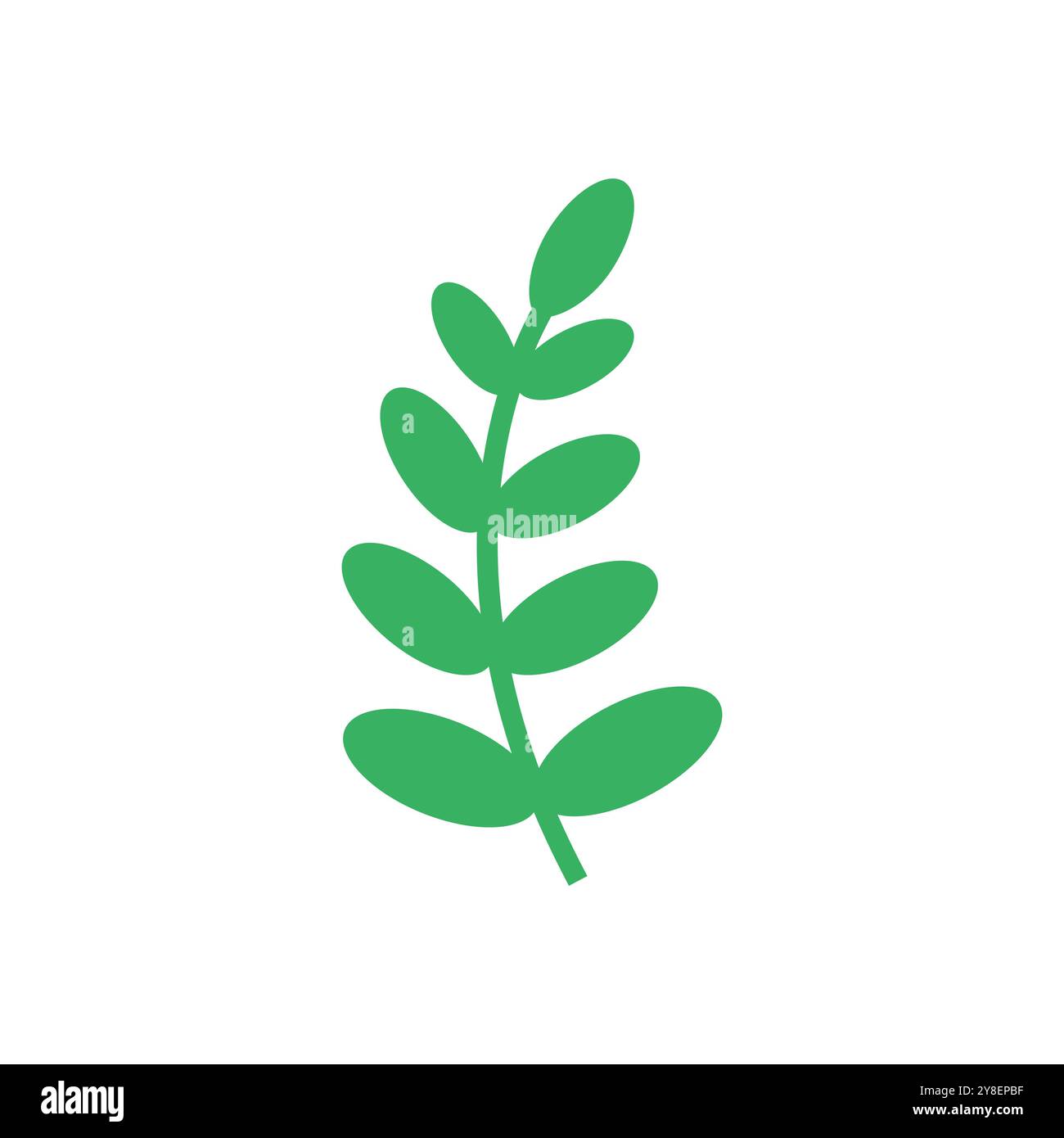 Green leaves Botanical logo vector and symbol design Stock Vector Image ...