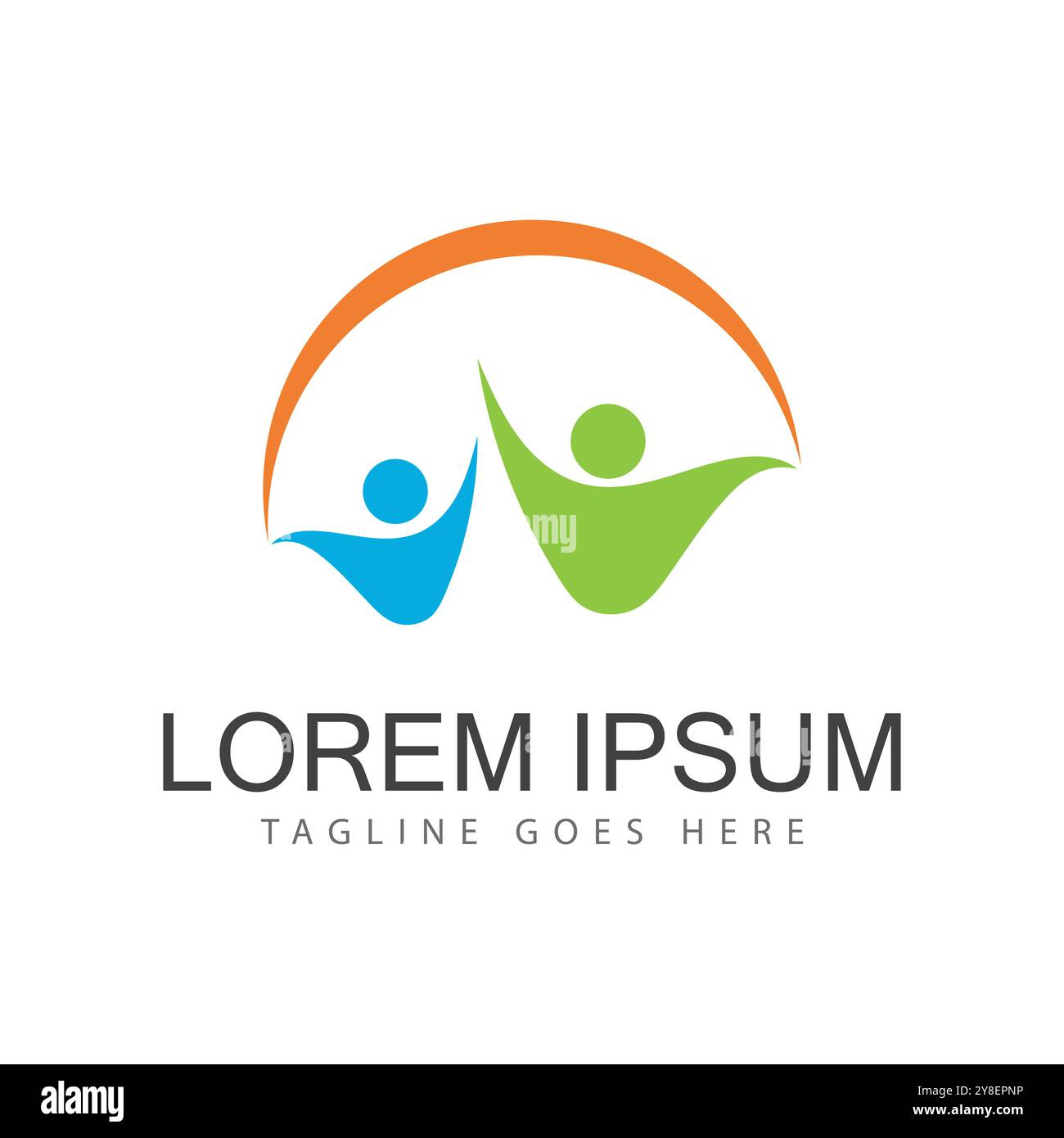Community, network and social logo flat and symbol design vector Stock ...