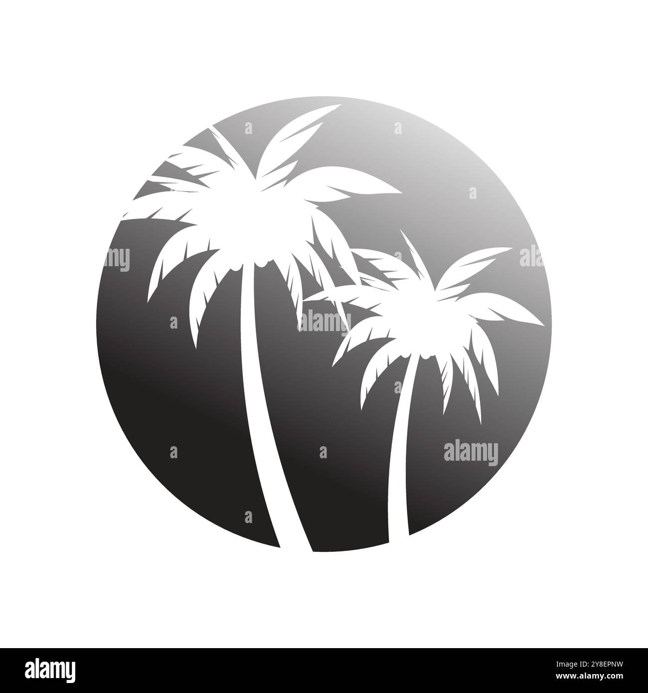 Palm tree summer logo and symbol template vector design Stock Vector ...