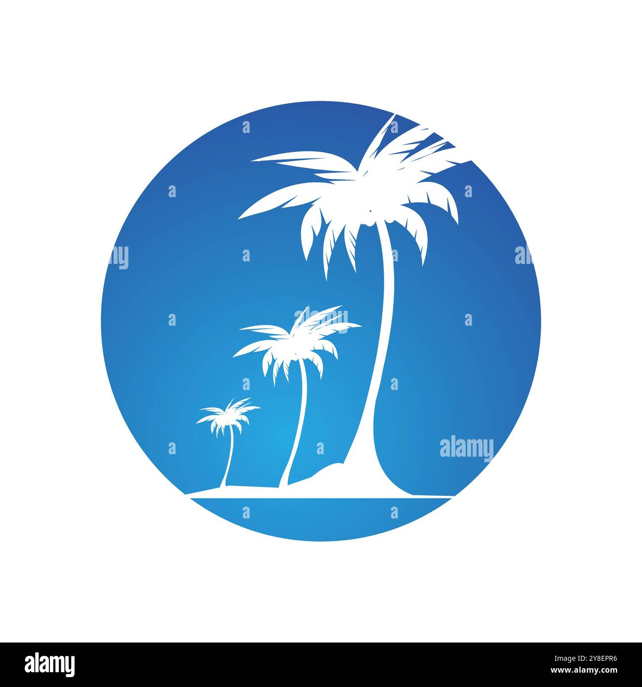 Palm tree summer logo and symbol template vector design Stock Vector ...