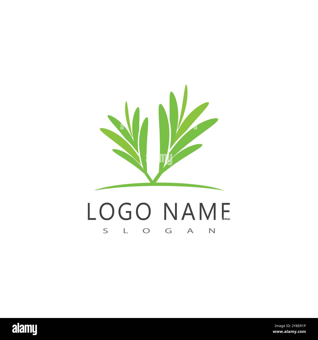 Rosemary logo vector illustration template business element and symbol ...