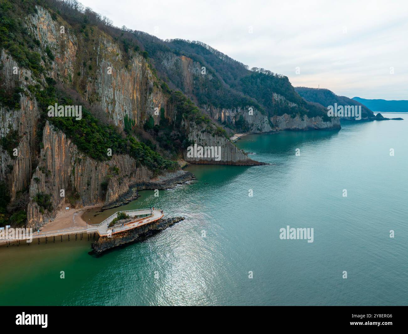 Lava columns formed 80 million years ago as a result of the cooling and ...