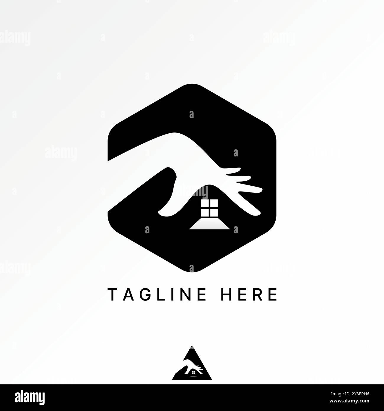 Logo design graphic concept abstract creative premium vector stock hand ...