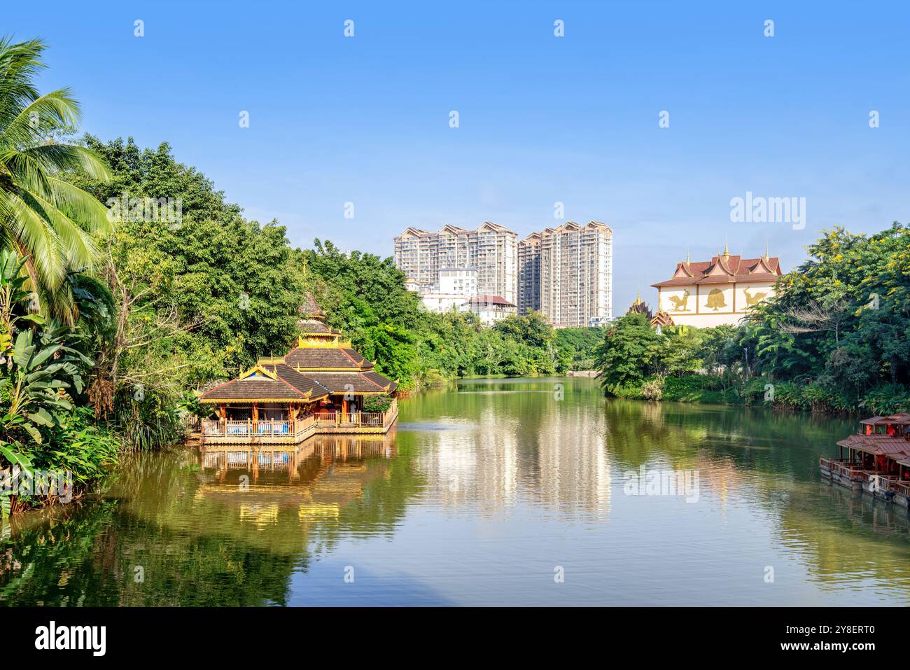 Manting Park is the imperial garden of the Dai King in Xishuangbanna ...