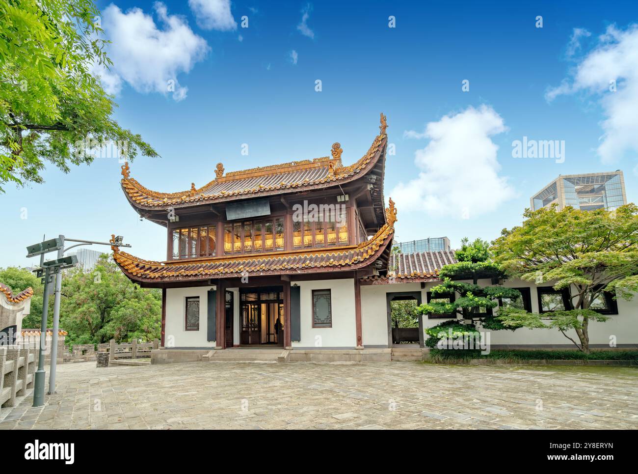 Tianxin Pavilion is an old Chinese pavilion located on the ancient city ...