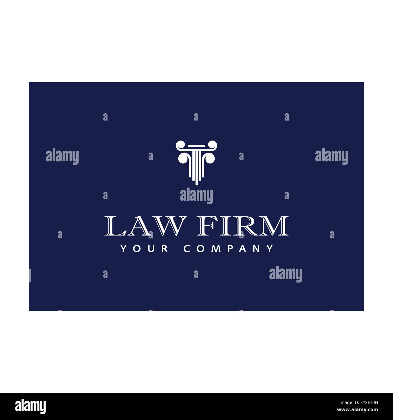 Column Logo vector symbol Template Stock Vector Image & Art - Alamy