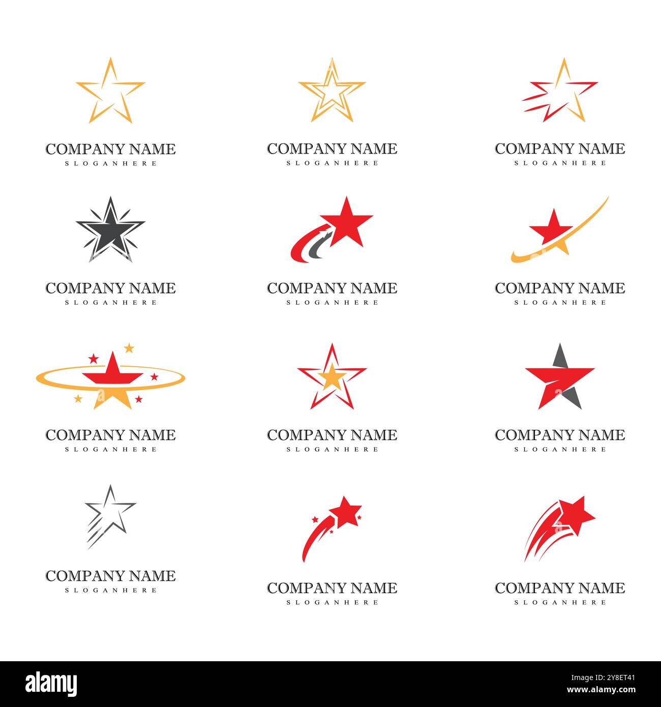 Star Logo illustration vector and symbol design Stock Vector Image ...