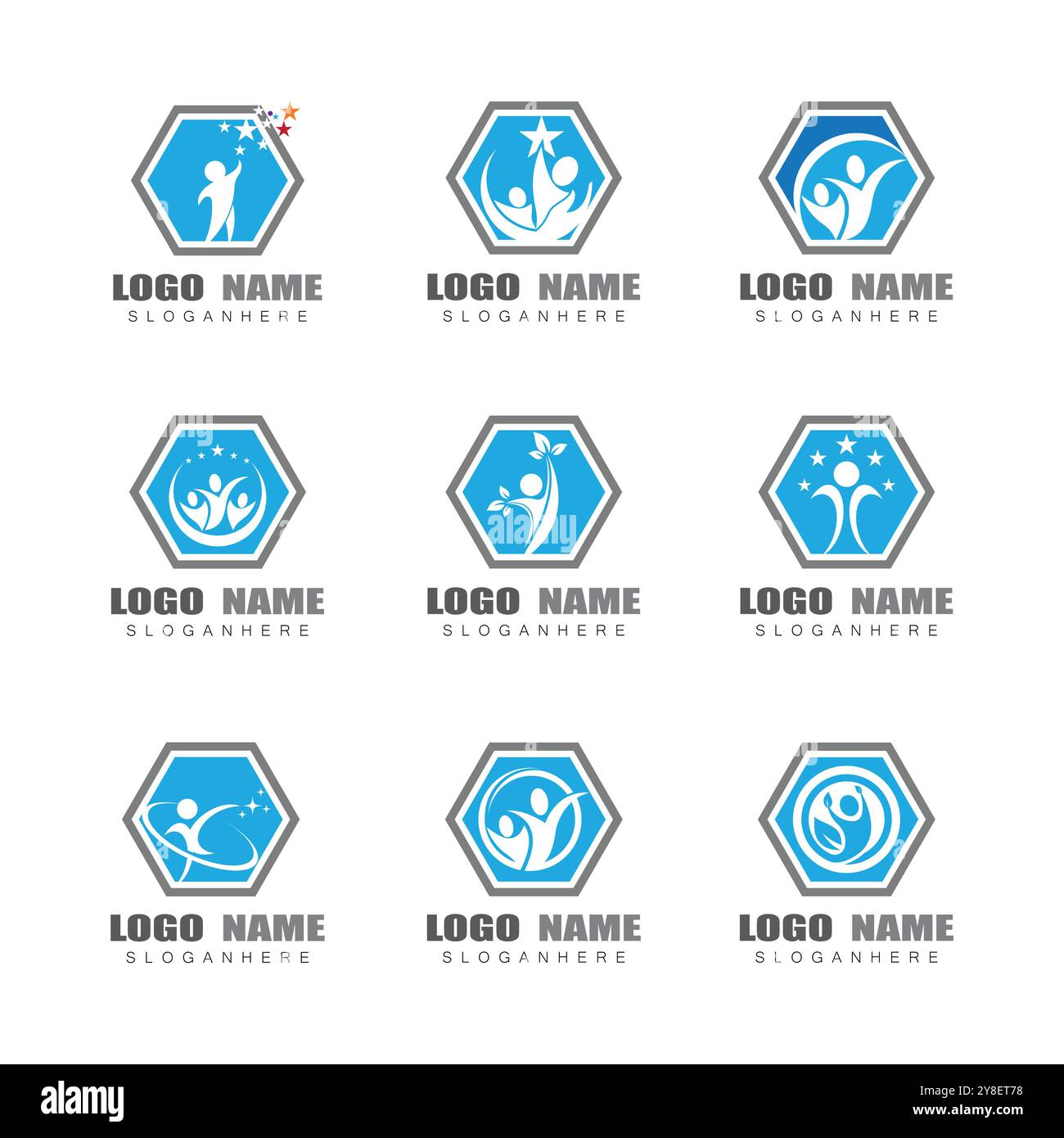 Human character logo sign illustration vector design Stock Vector Image ...