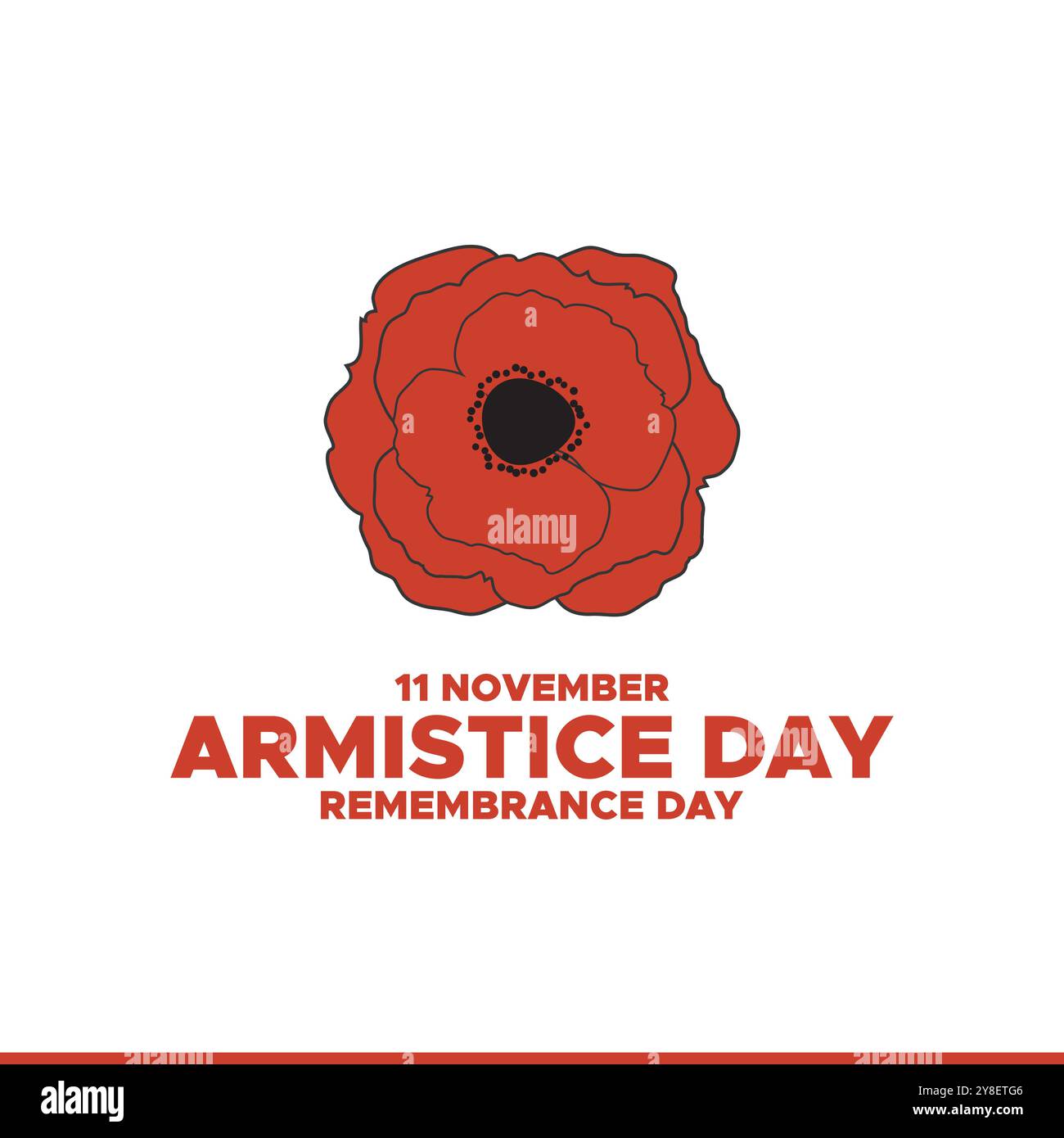 Armistice Day, Remembrance Day, 11 November, greeting card, vector graphic Remembrance Day or ...