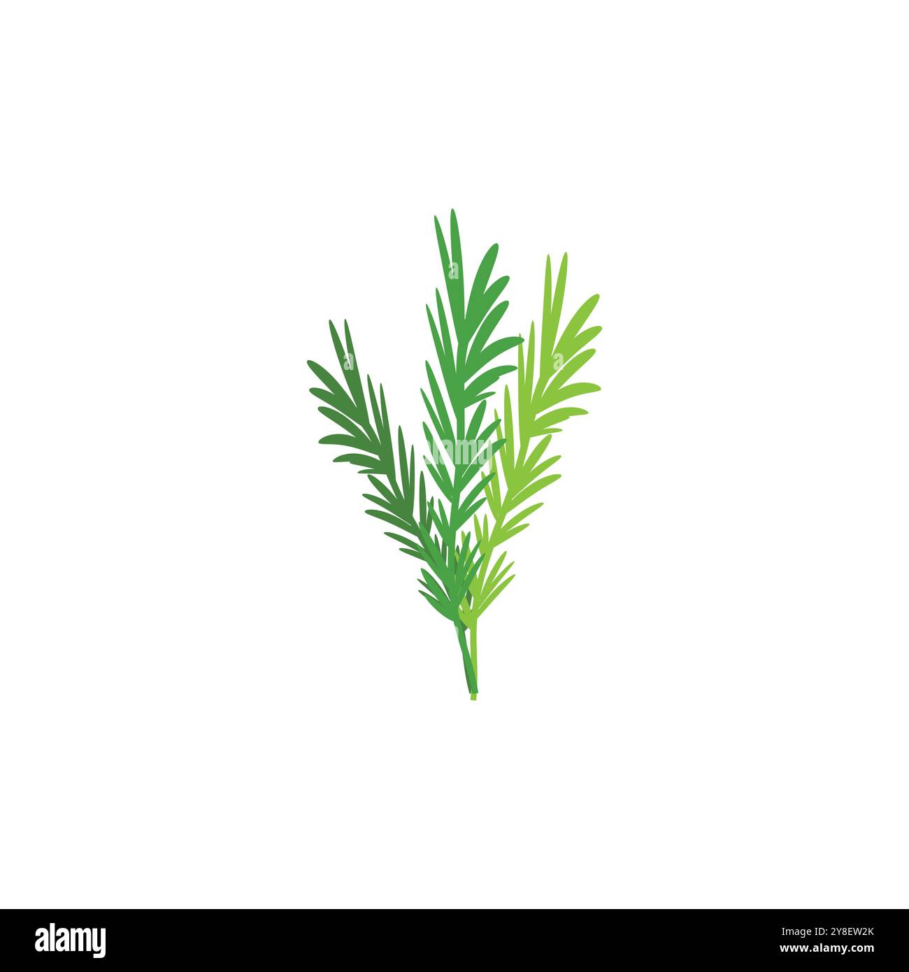 Rosemary logo vector illustration template business element and symbol ...