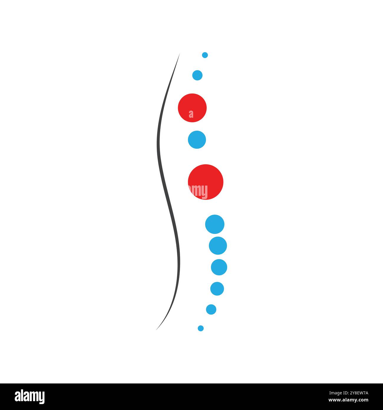 Spine diagnostics symbol logo template vector illustration design Stock ...