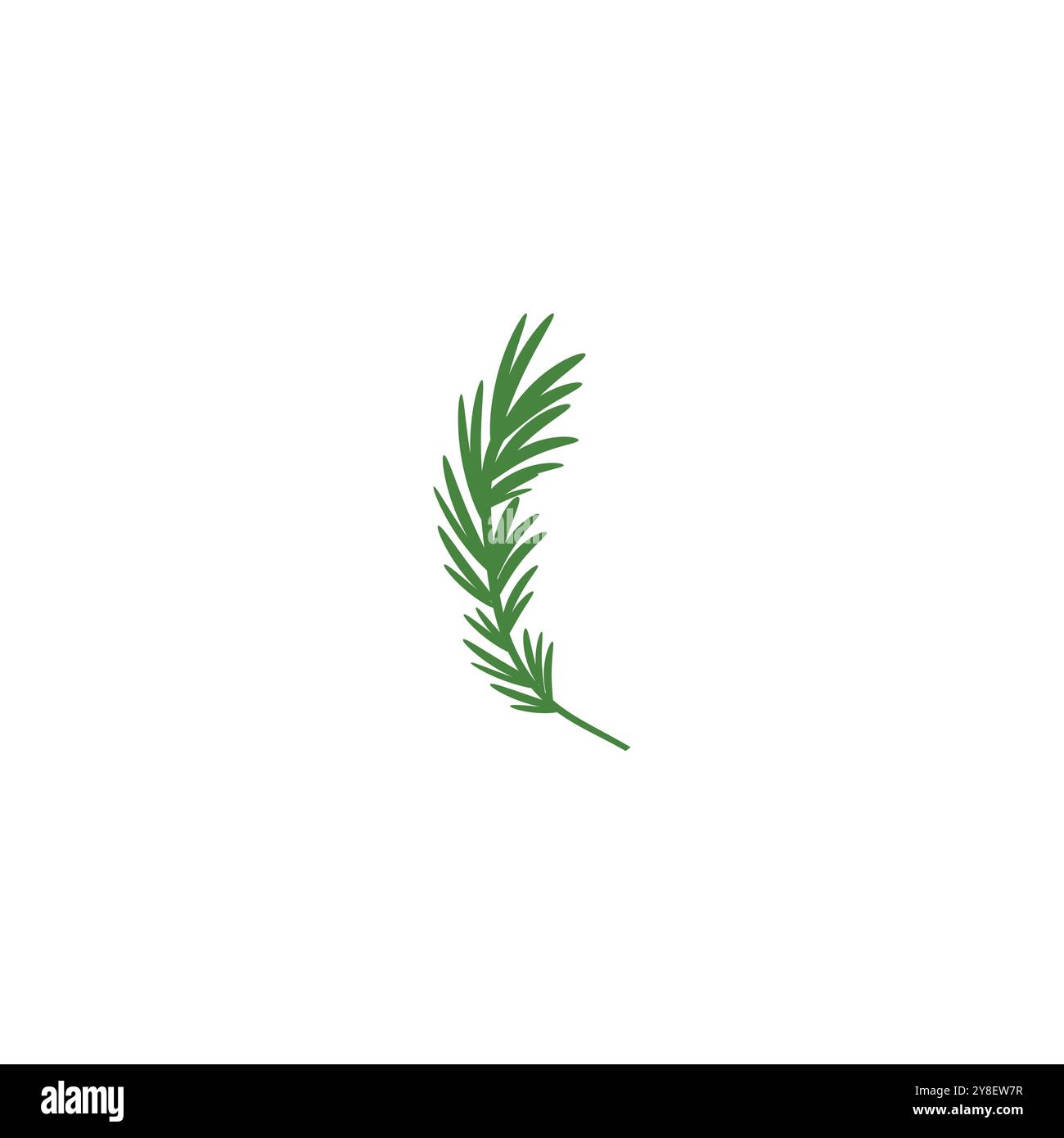 Rosemary logo vector illustration template business element and symbol ...