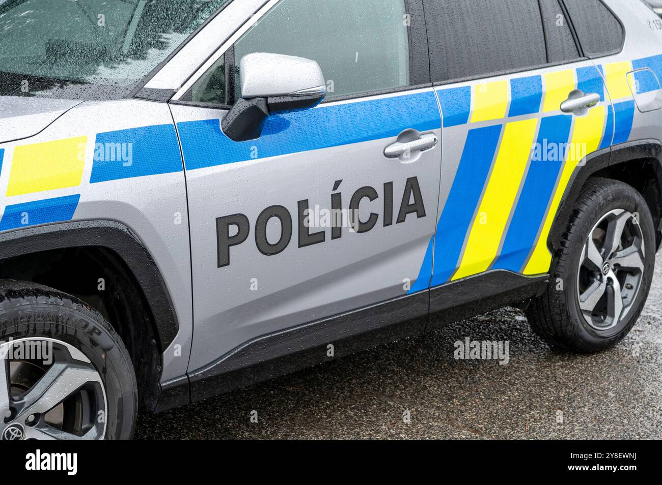 Nitra, Slovakia - October, 4, 2024 : The Slovak Police Force car ...