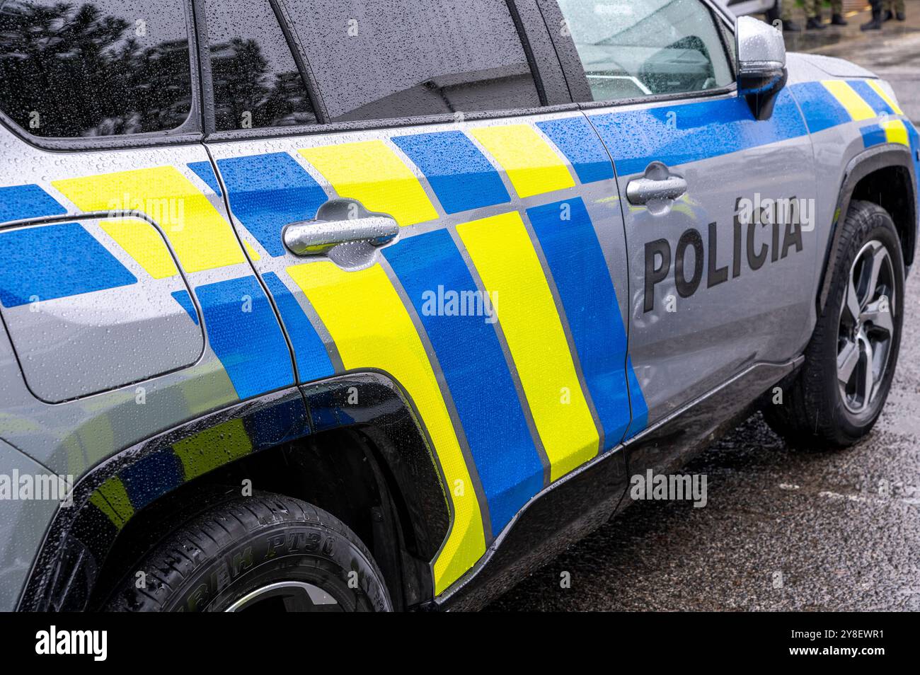 Nitra, Slovakia - October, 4, 2024 : The Slovak Police Force car ...