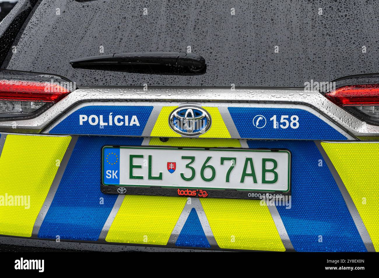 Nitra, Slovakia - October, 4, 2024 : The Slovak Police Force car ...