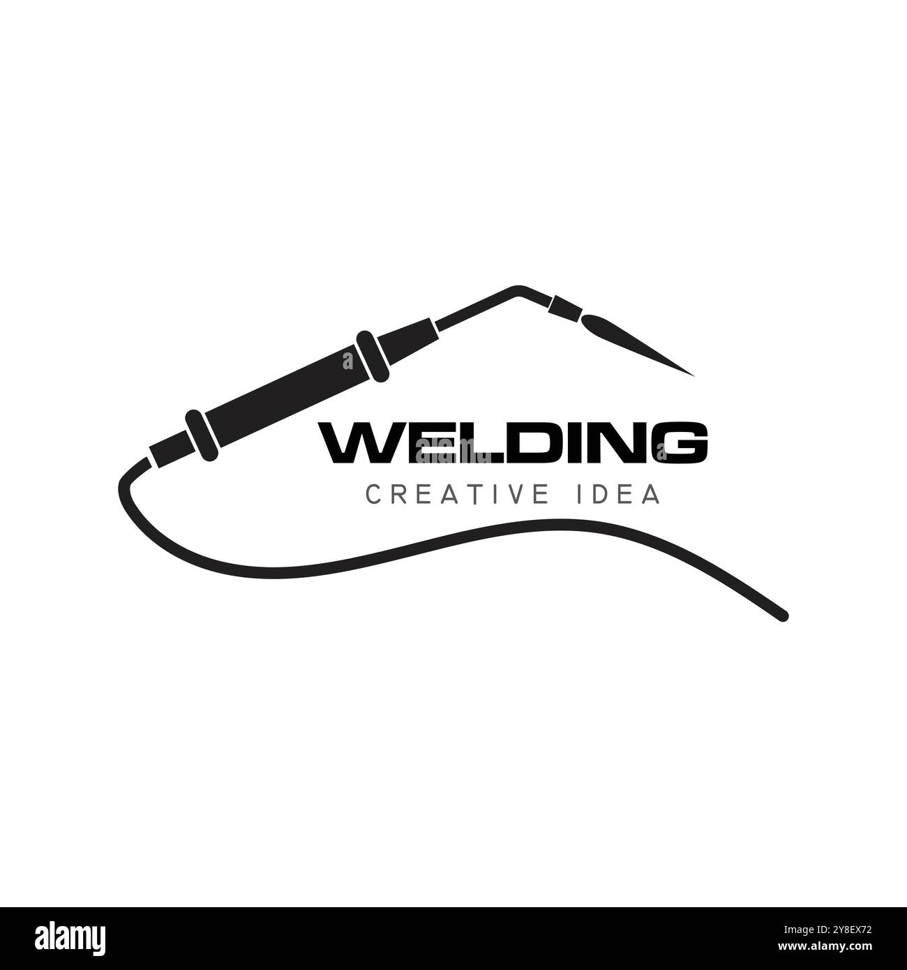Welding Tool Vector Icon Design Illustration Stock Vector Image & Art ...