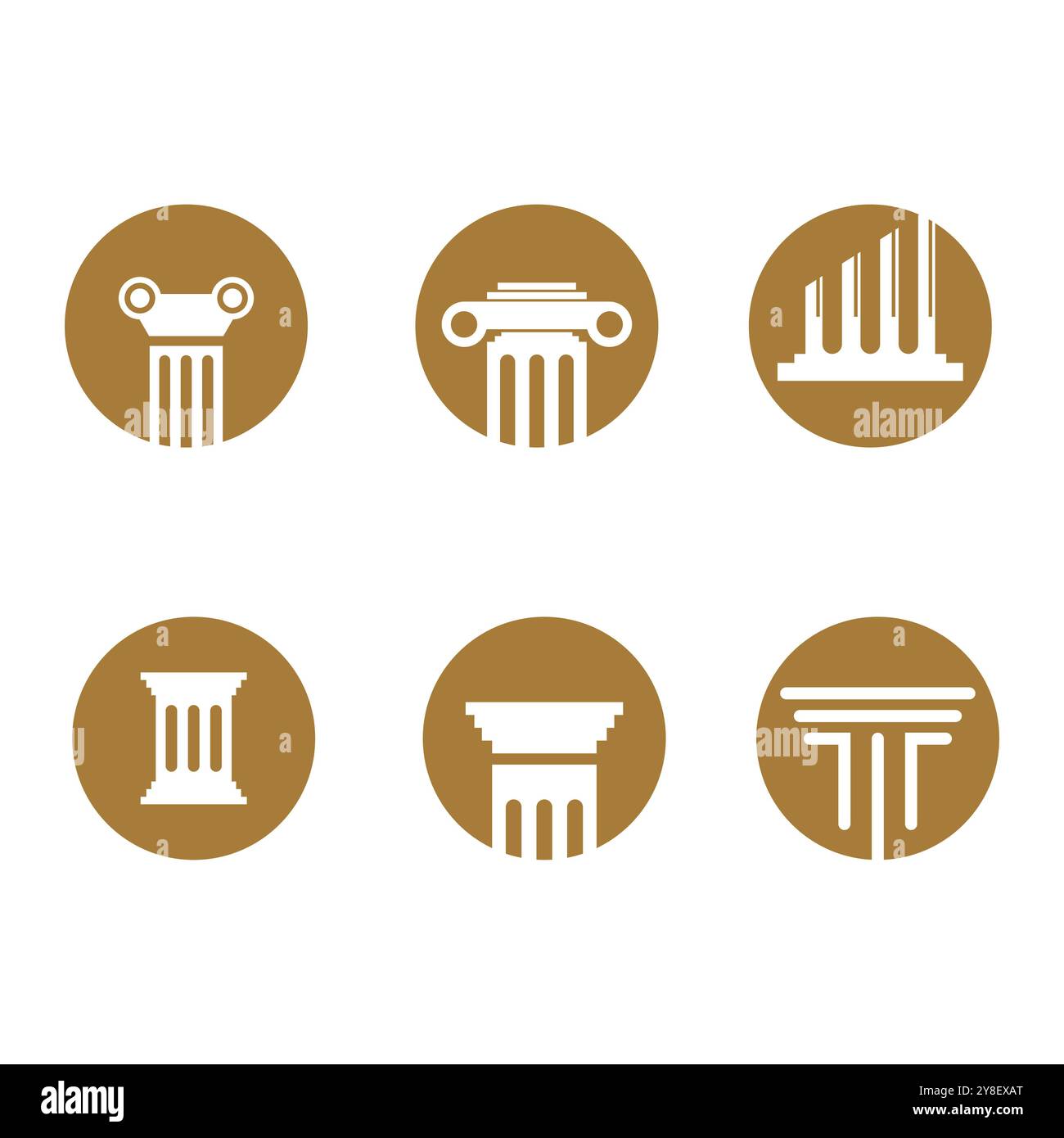 Column Logo vector symbol Template Stock Vector Image & Art - Alamy