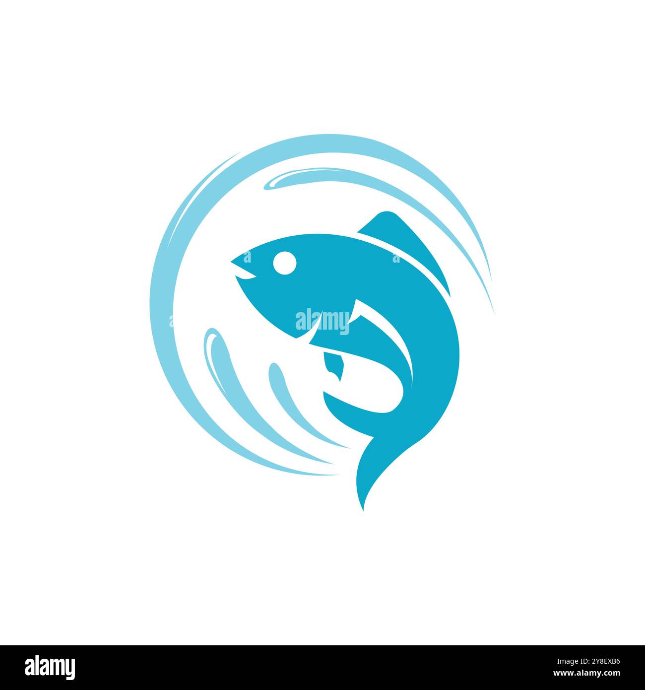 Fish logo template. Creative vector symbol Stock Vector Image & Art - Alamy