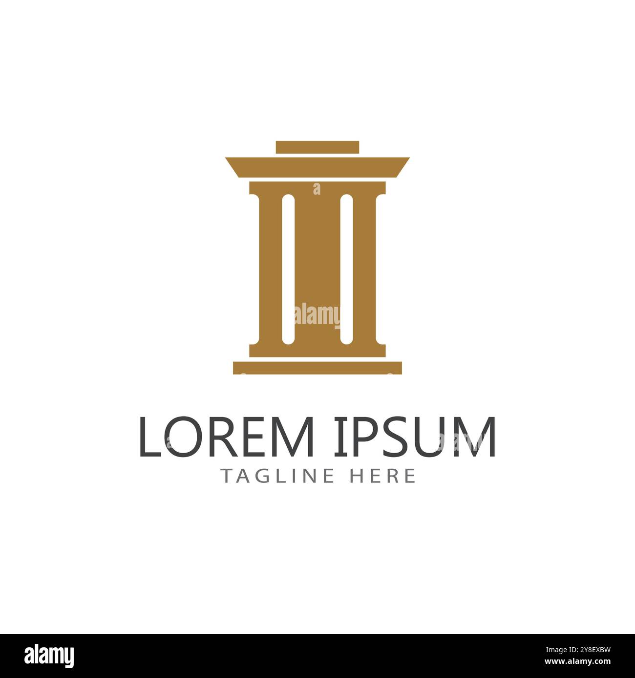 Column Logo vector symbol Template Stock Vector Image & Art - Alamy