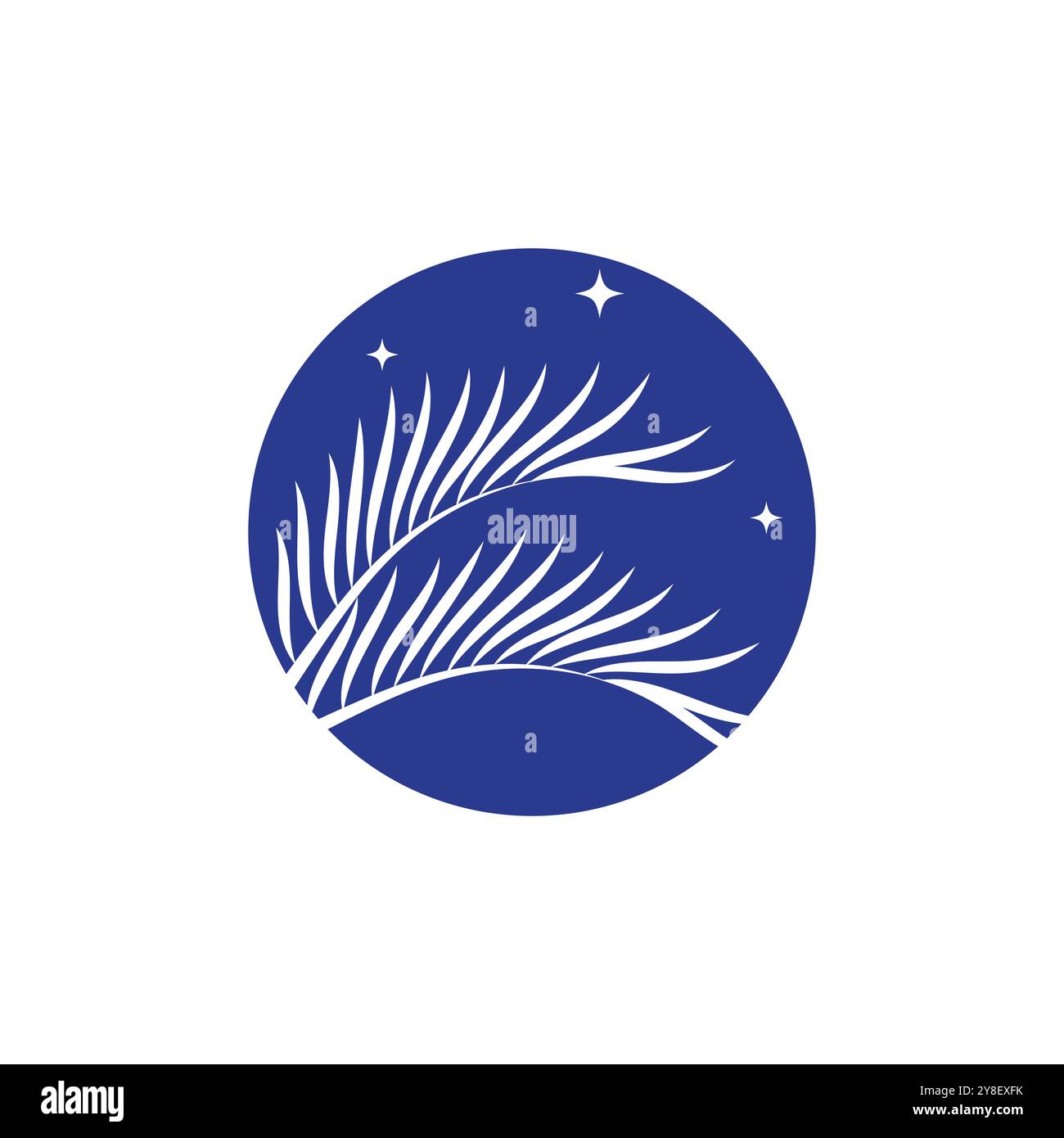 Leaf palm logo vector template symbol and design Stock Vector Image ...