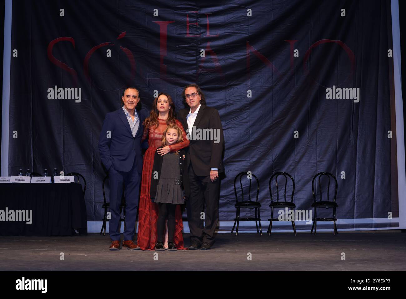 (L-R) Luis Felipe Tovar, Ana Claudia Talancon, Camila Suárez, Rafael ...