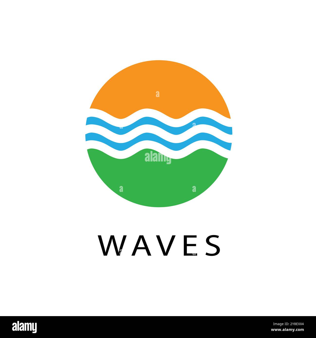 Water wave Logo vector and symbol Template Stock Vector Image & Art - Alamy