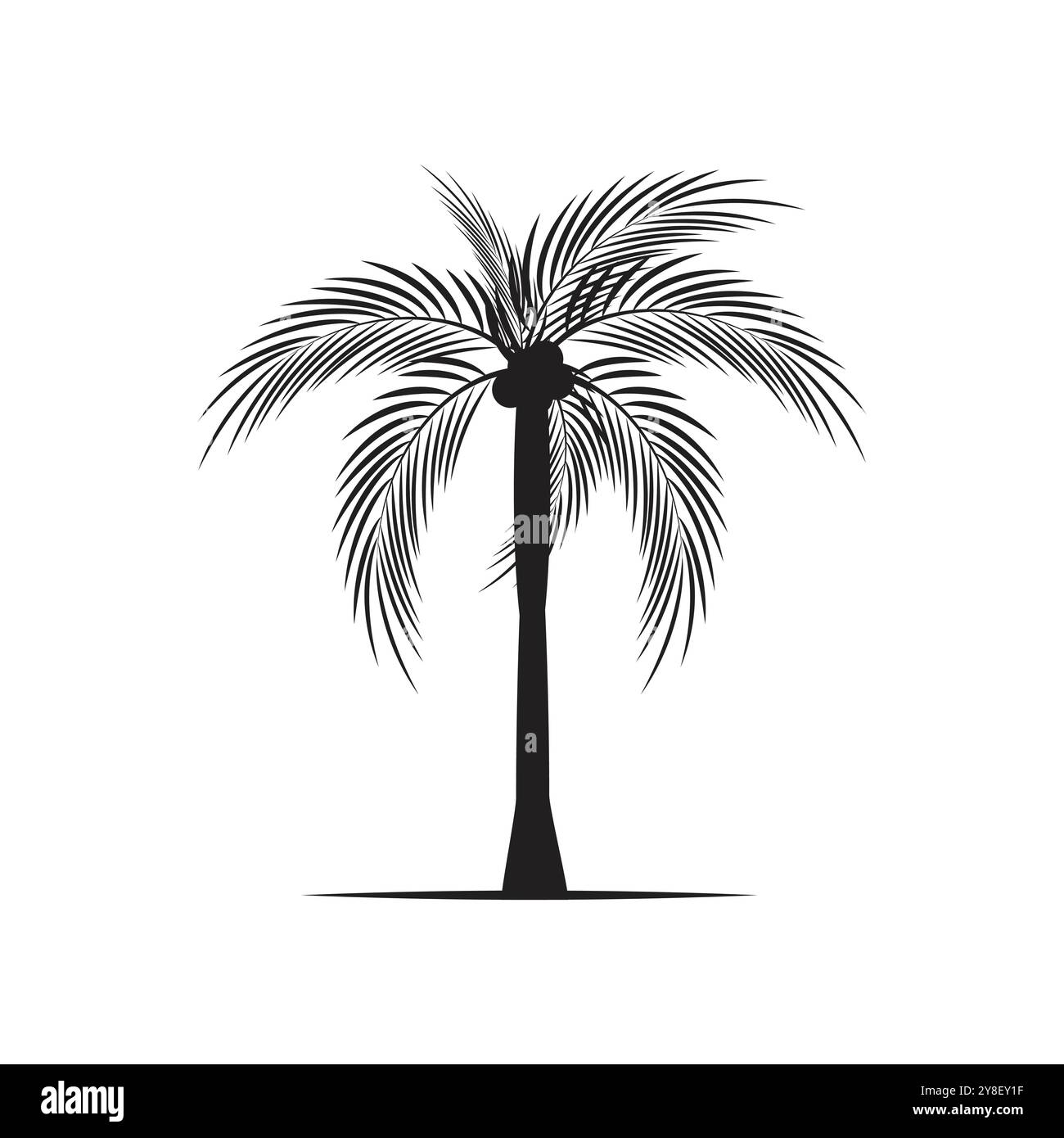 Palm tree logo vector template symbol design Stock Vector Image & Art ...