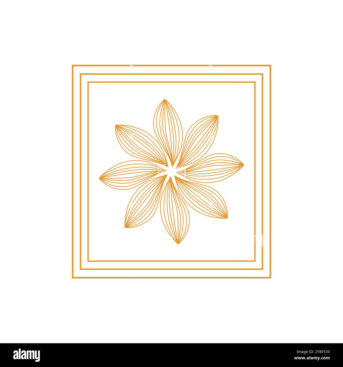 Leaf line logo vector and symbol Stock Vector Image & Art - Alamy