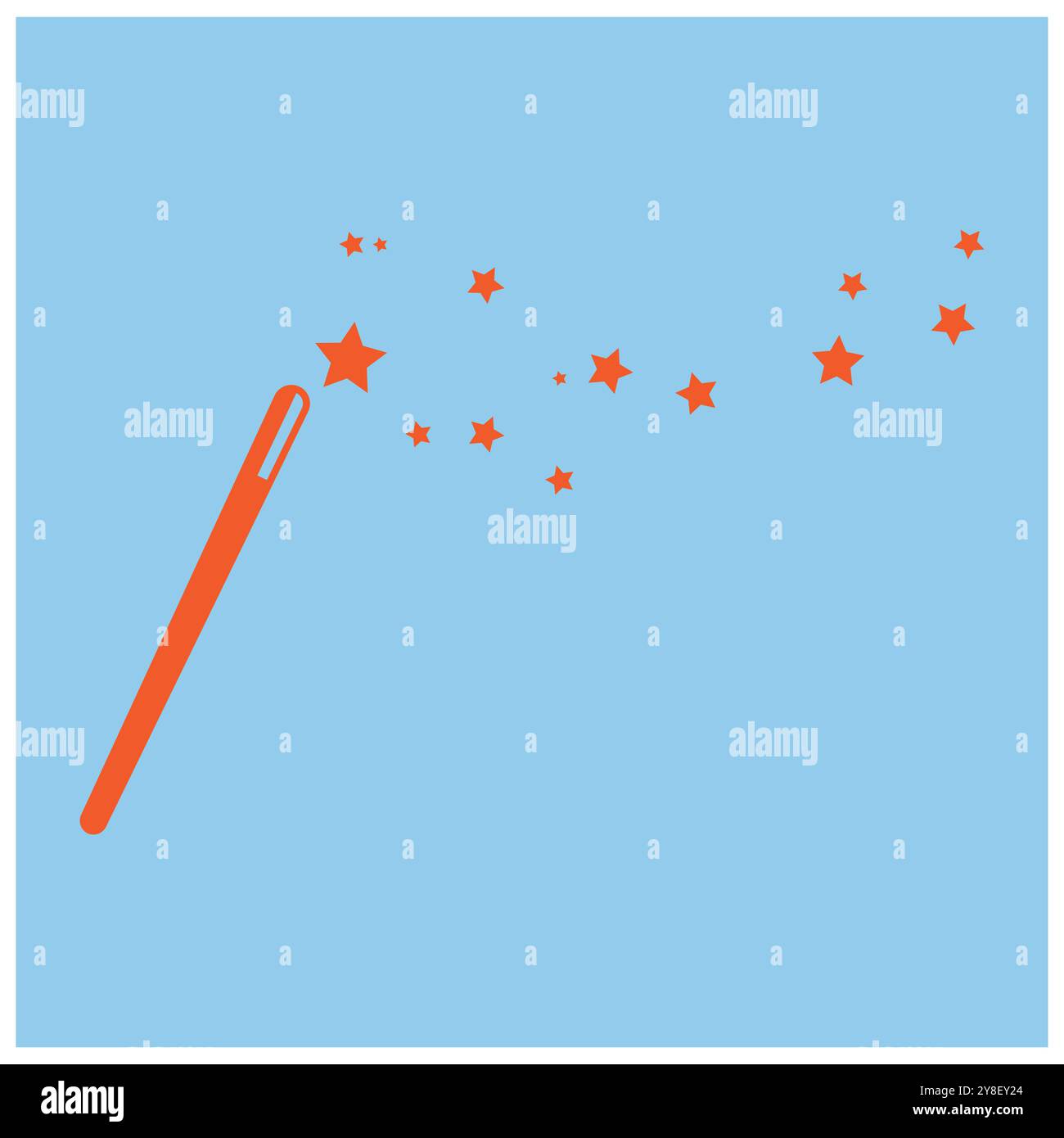 Wand Magic stick icon vector symbol template Stock Vector Image & Art ...