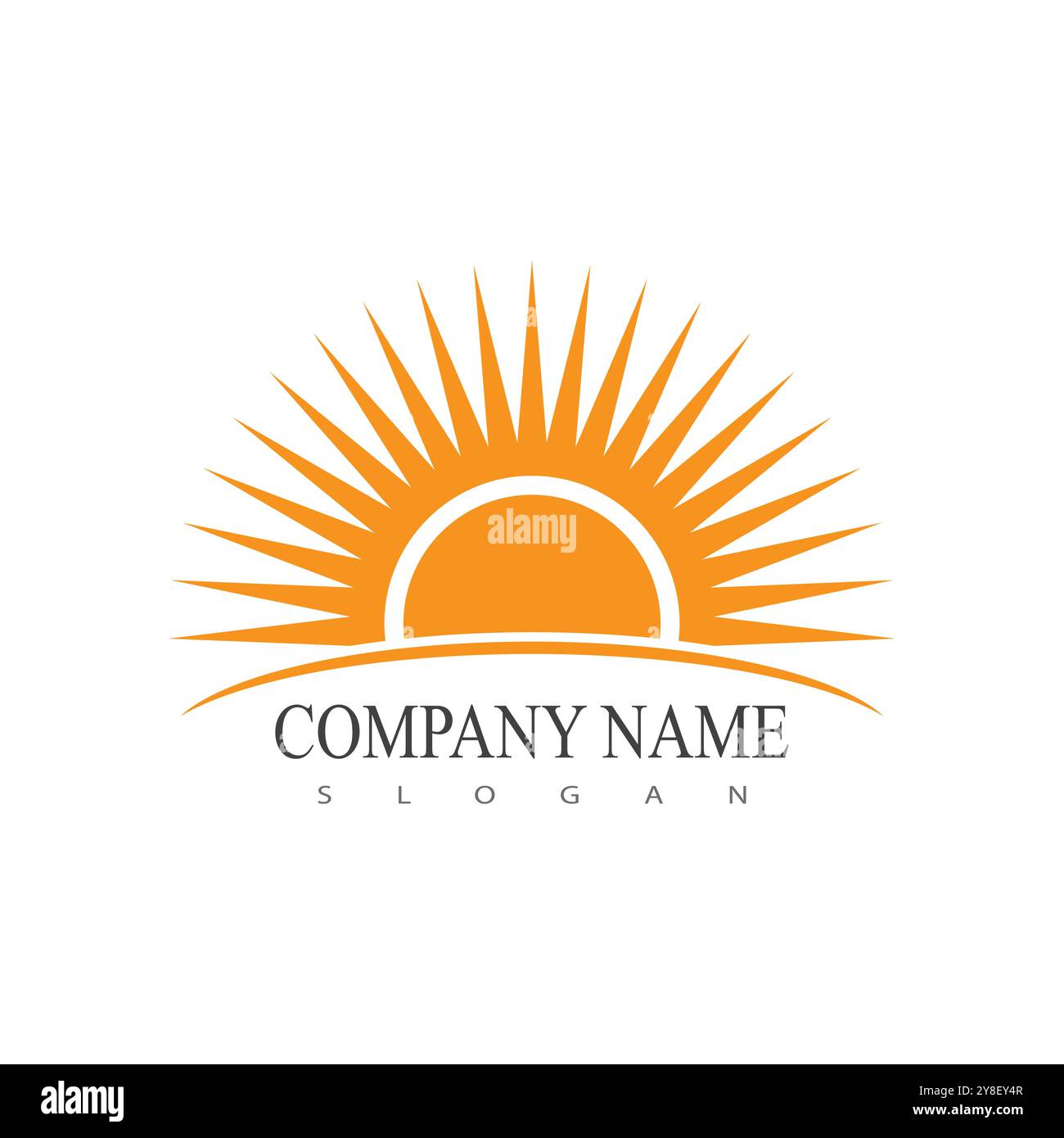 Sun logo vector template and symbol design Stock Vector Image & Art - Alamy